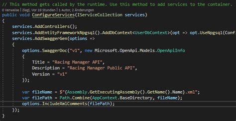 asp core swagger support optimieren developer blog