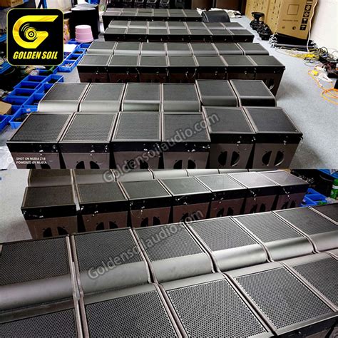 Kr Double Inch Way Active DSP Line Array Speakers With Ka Dual Inch Subwoofer