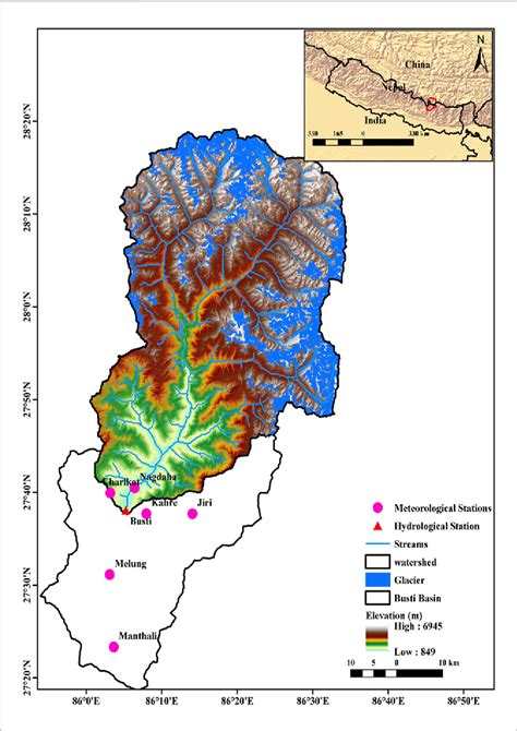Figure 1 From Application Of Hydrological Model To Simulate Streamflow Contribution On Water
