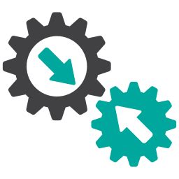 Gear Free Arrows Icons