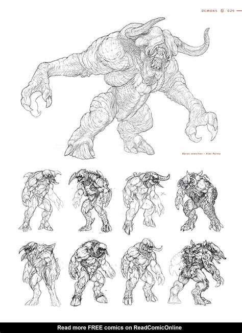 Pin By Tyler Hightower On Gribbly Things Monster Concept Art Doom