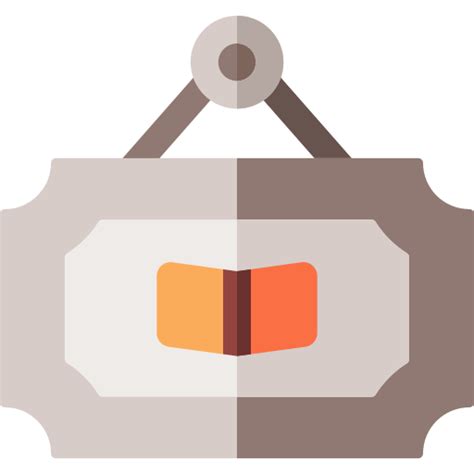 Library Basic Rounded Flat Icon