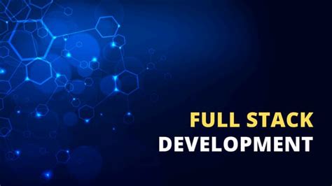 Full Stack Development Ppt For Studentspdf