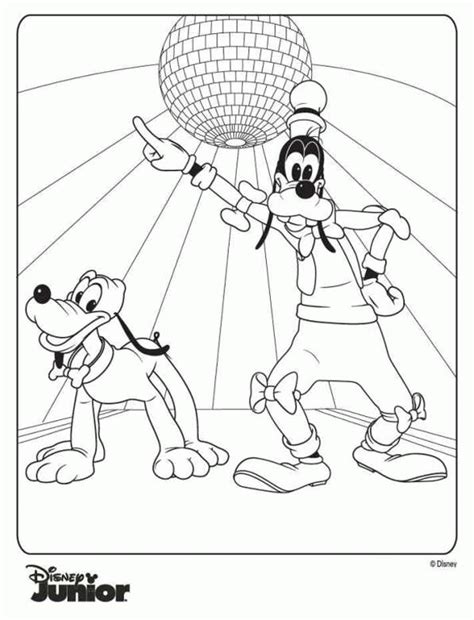 Disney Clubhouse Coloring Pages