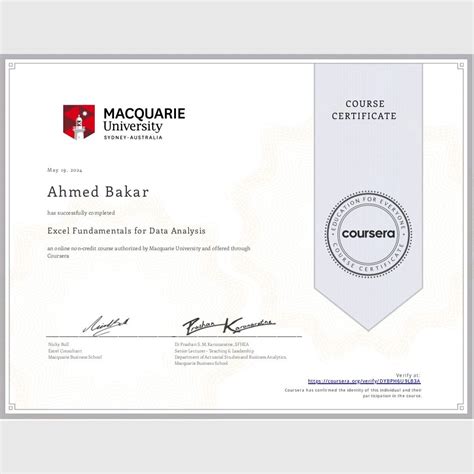 Ahmed Bakar On Linkedin Dataanalytics Excel Certification