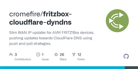 GitHub Cromefire Fritzbox Cloudflare Dyndns Slim WAN IP Updater For AVM FRITZ Box Devices