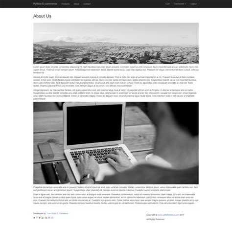 Python E Commerce Carlo Fontanos