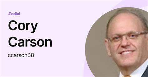 Cory Carson Ccarson38 Profile Padlet