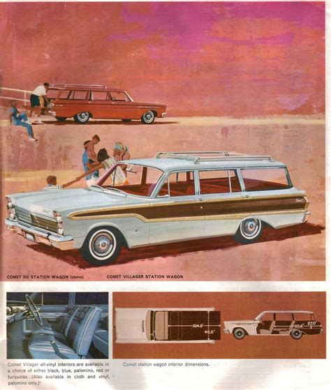 1965 Mercury Comet Villager In 2024 Mercury Cars Station Wagon Car Ads
