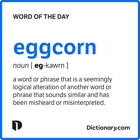 Eggcorn Word Of The Day