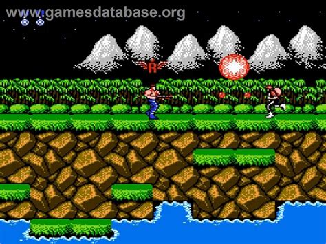 Contra Nintendo Nes Artwork In Game