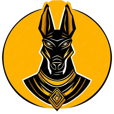 Anubis Vector Illustration Cartoon Premium Ai Generated Vector