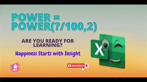 Excel Power Function Easy Tutorial Youtube