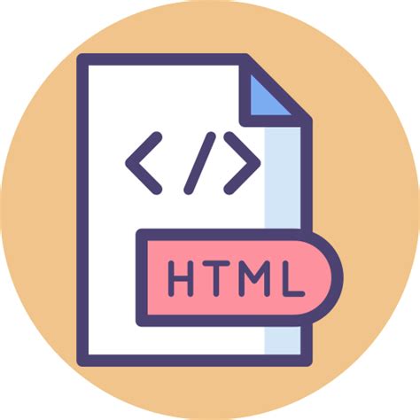 Html Document Free Interface Icons