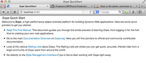 zope how is the plone overview pt template rendered in the zope2