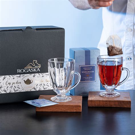 Darilni Set Čaj Za Dva 2 Skodelici Za Čaj In Čaj Wedgwood Equinox