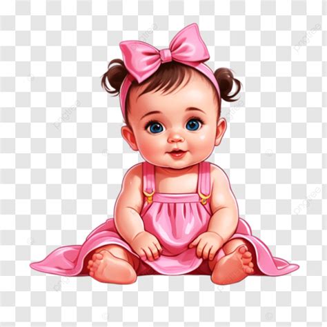 아름다운 분홍색 드레스를 입은 어린 소녀 아기 여자 아기 귀여운 아기 Png 일러스트 및 이미지 에 대한 무료 다운로드 Pngtree