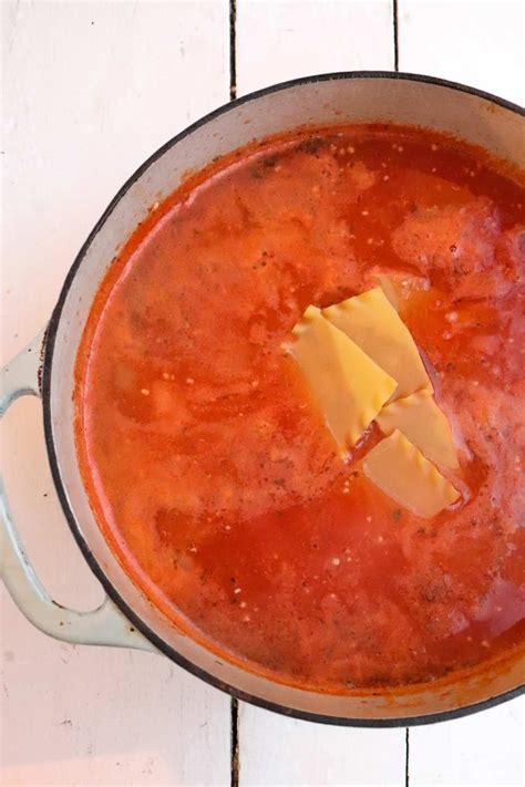 Lazy Lasagna Soup Season And Thyme