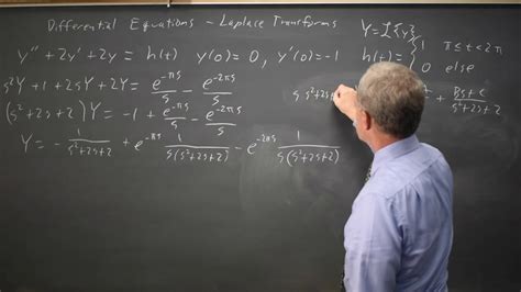 Differential Equations Laplace Transforms Piecewise Nonhomogeneous Function Example YouTube
