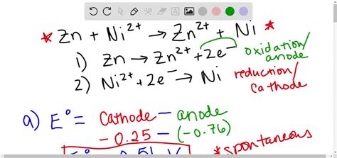 Solved 9 1 Calculate The Standard Emf For The Following Reaction At