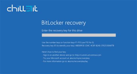 Bitlocker Recovery Screen May Appear With The Latest Windows Update Chill It