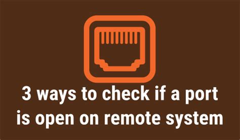 Linux Check Open Ports Remote System A DayGeek