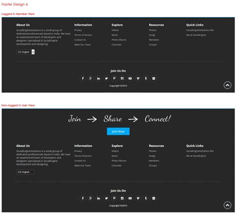 Футер для сайта Примеры футера сайта с помощью Html Css Уроки