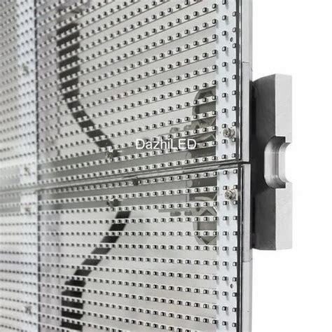 Silver Wall Mounted Single Color Scrolling LED Display Shape