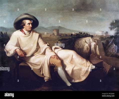 Goethe In Der Römichen Campagna Immagini E Fotografie Stock Ad Alta