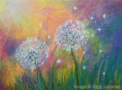 Dandelion Clock Drawing