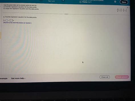 Solved Use The Given Data Set To Answer Parts A And B Chegg