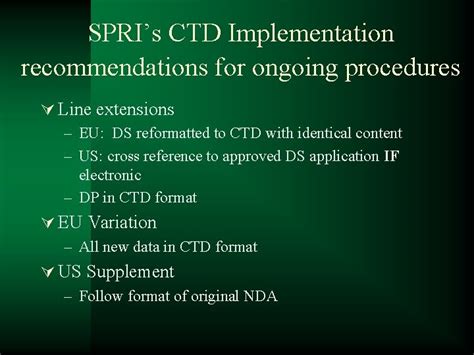 The Common Technical Document ICH And CTD November