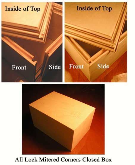 Lock Mitered Box 1 Mitered Woodworking Techniques Wood Joints