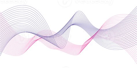 Beautiful Abstract Wave Line Technology Background 24107745 Png