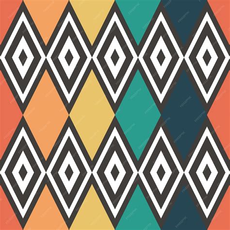 Premium Vector Seamless Abstract Modern Colorful Geometrical Pattern