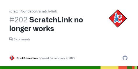 Scratchlink No Longer Works · Issue 202 · Scratchfoundationscratch Link · Github