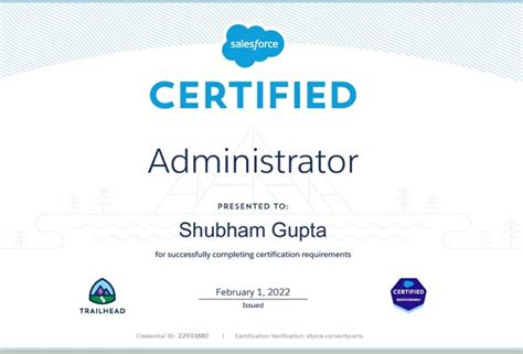 Shubham Gupta On Linkedin Salesforcecertified Salesforceadmin Salesforce Trailhead…