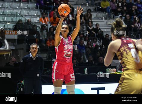 Jasmine Keys Of Famila Basket In Action During Frecciarossa Final Four