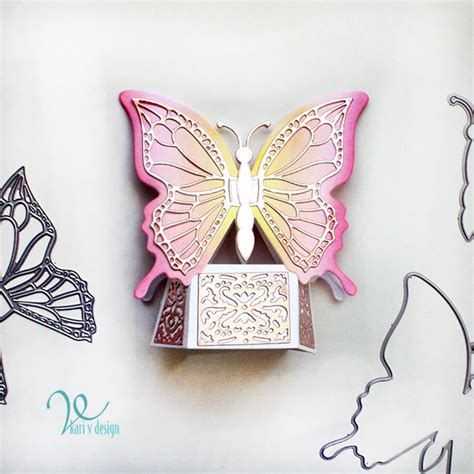 Diy Butterfly Shaped Invitation Template