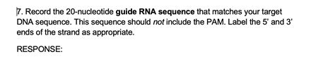 Solved 5 Highlight The Pam Sequence That Is Next To Your