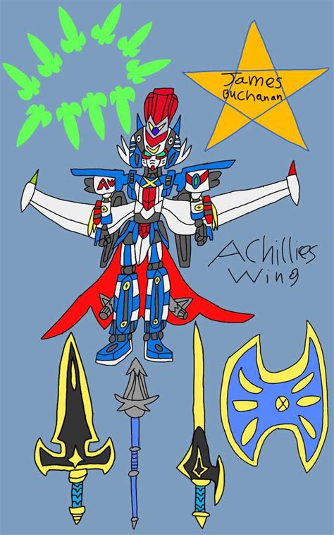 My Own Original Robot LBX Achilles Wing Crossover Universe Amino