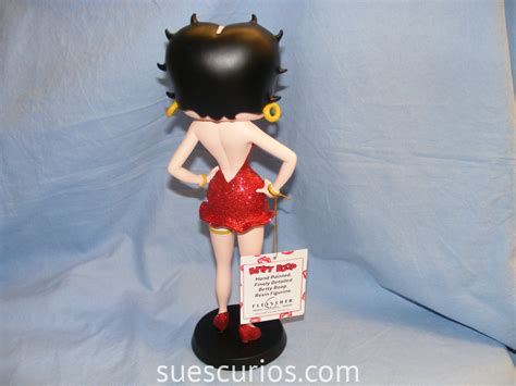 Betty Boop With Garter Red Dress