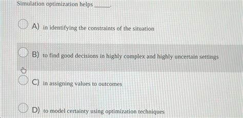 solved simulation optimization helpsa ﻿in identifying the