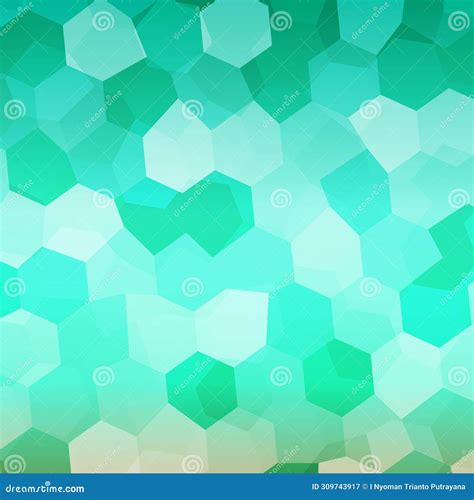 Vector Abstract Hexagon Pattern Stock Vector Illustration Of Design Gradient 309743917