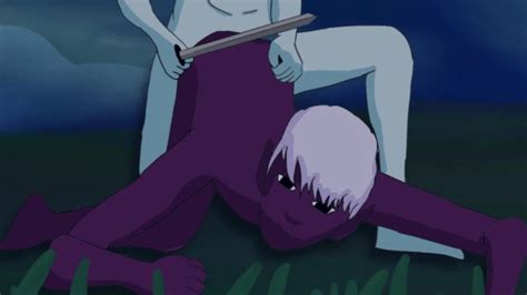 Moon Elf Fucks Dark Elf Rough At Sword Point Outside In Field At Night