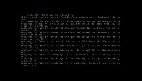 Rusty Magisk Root Is Not Writeable Os Error 30 Bliss 143 32bit · Issue 3 · Axonasif