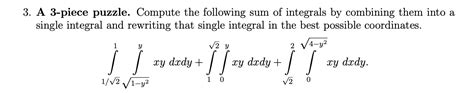 solved a 3 piece puzzle compute the following sum of