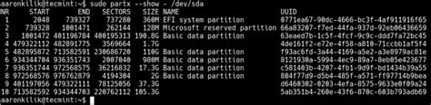 8 partx command usage examples in linux