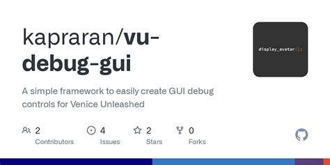 Debuggui Create Gui Debug Controls With Ease Releases Vu