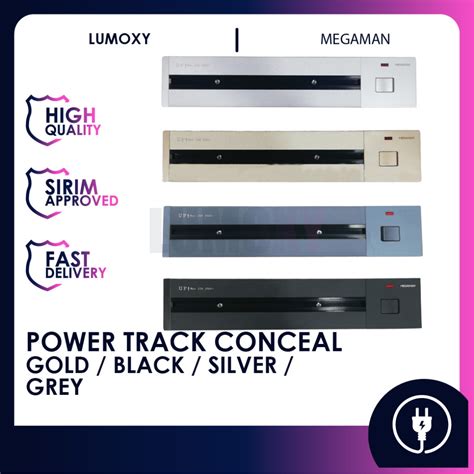 Lmy Sirim Megaman Power Track Socket Surface Type Long Rail Bar 25a Power Line Flat Pin